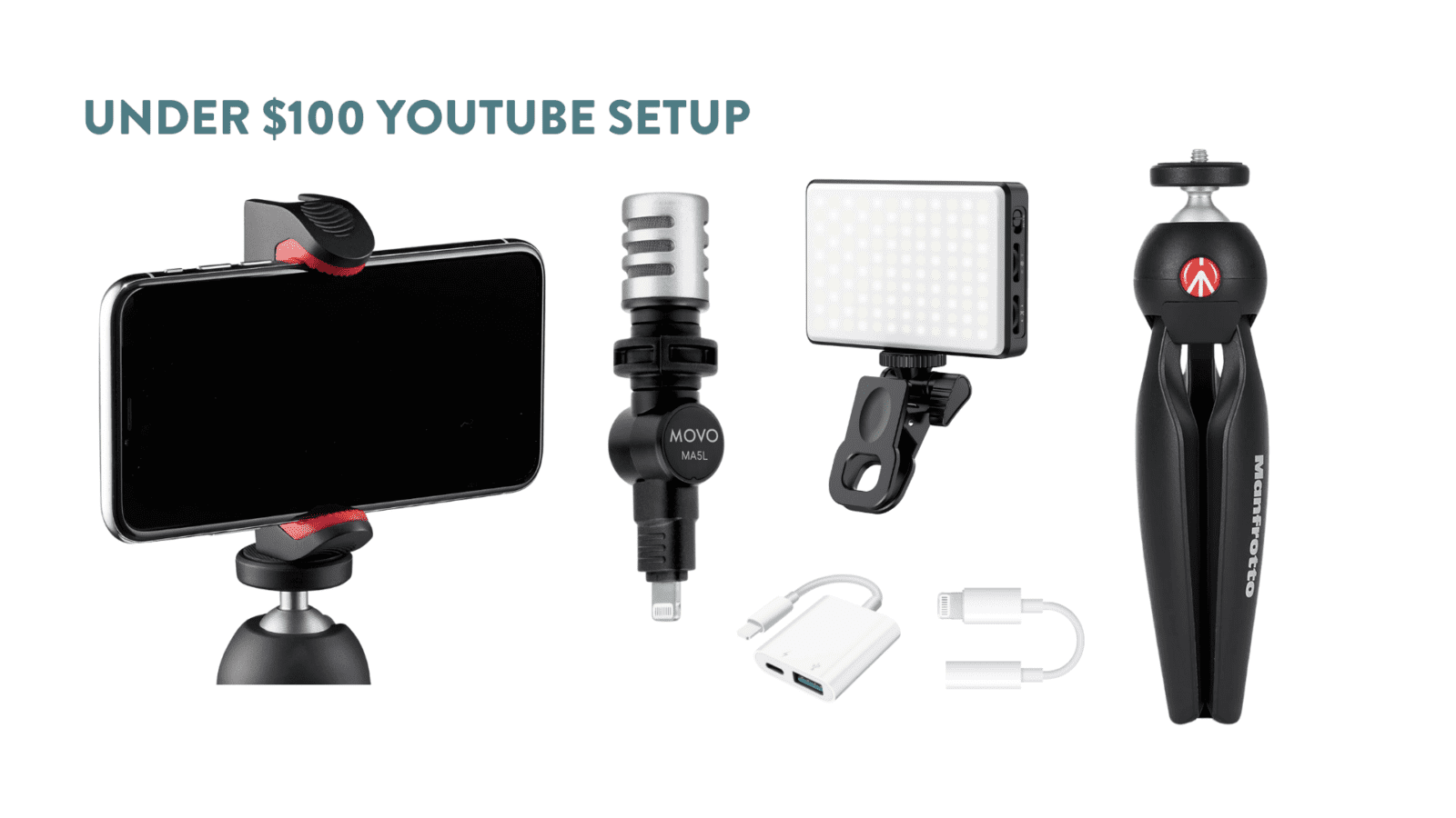 Affordable YouTube Gear for Beginners - It's Modern Millie