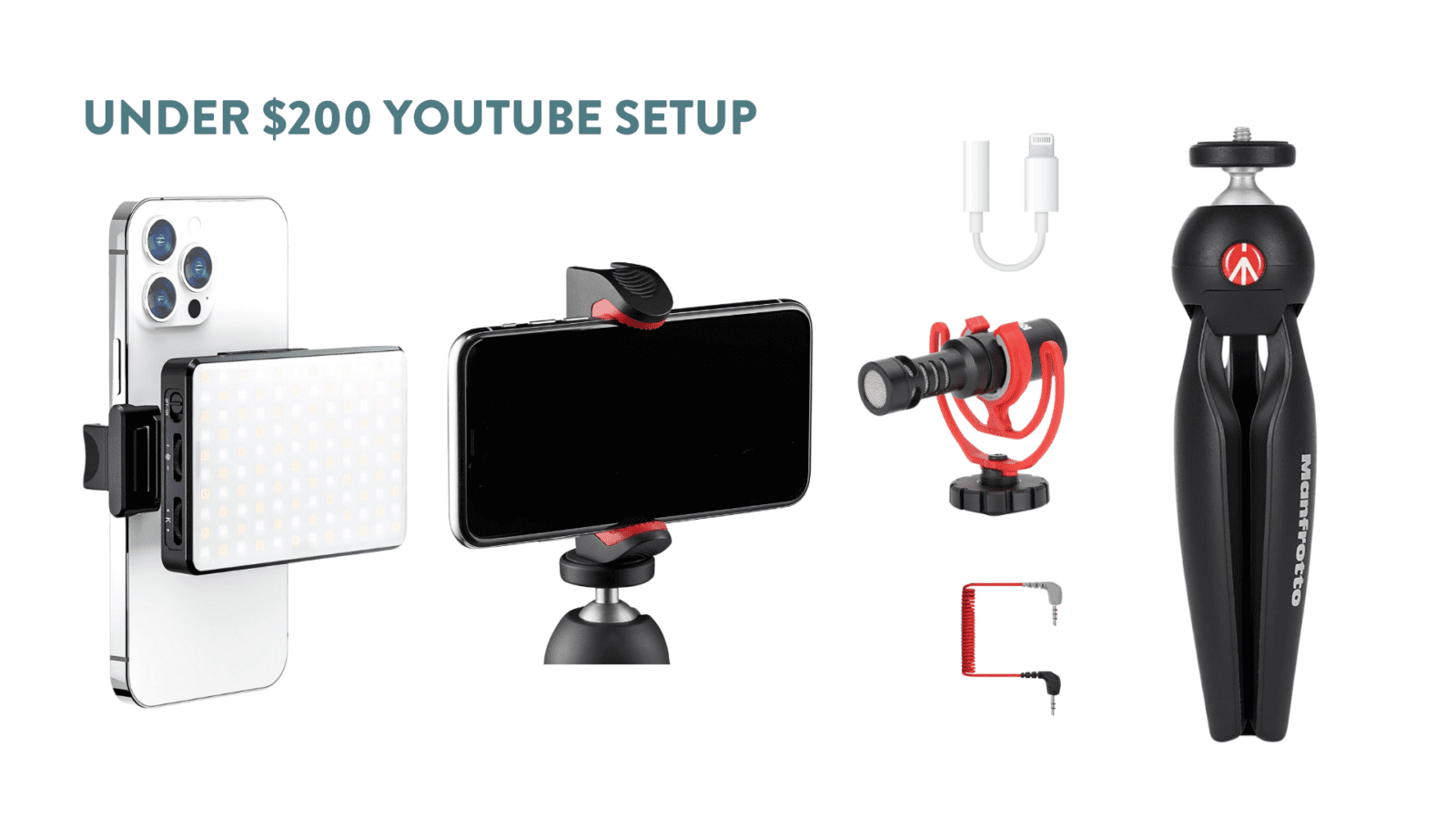 Affordable YouTube Gear for Beginners - It's Modern Millie